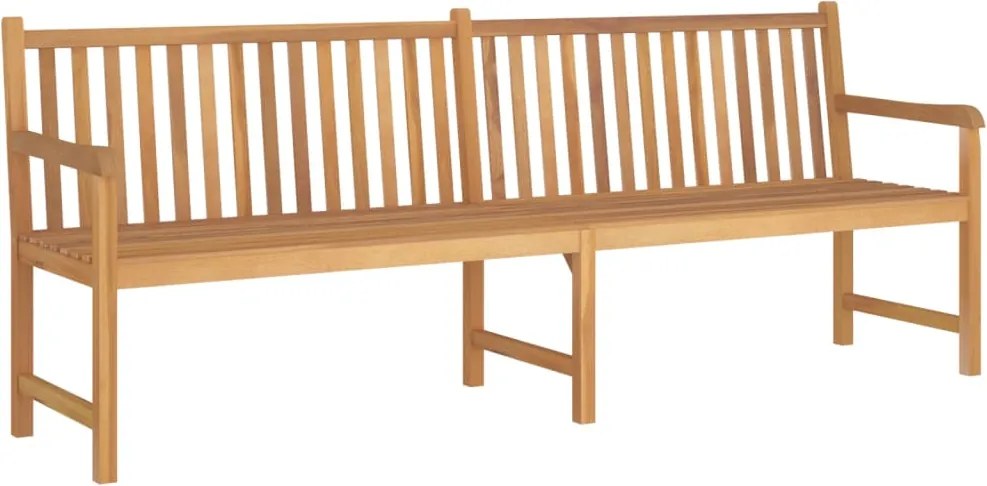 Zahradní lavice 228 cm masivní teakové dřevo 316624