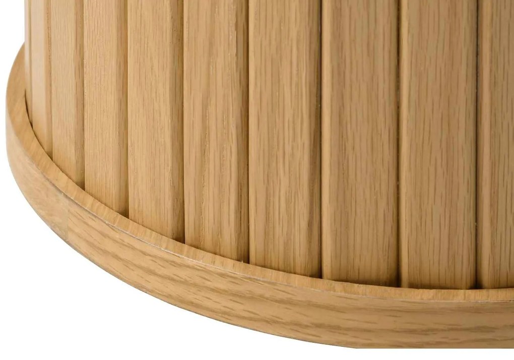 Designový konferenční stolek Vasiliy 90 cm přírodní dub