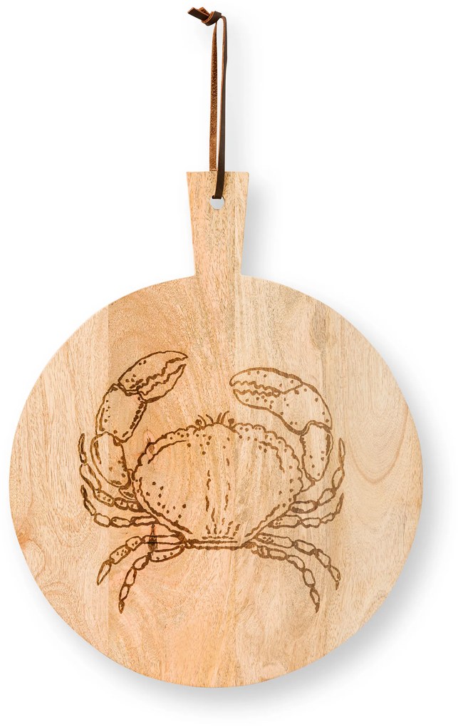 Pip Studio Royal Yerseke servírovací prkénko s krabem 40 cm (Dřevený servírovací tác)