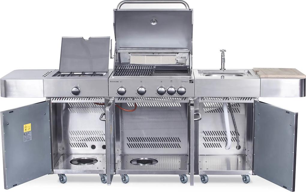 Plynový gril G21 Arizona, BBQ kuchyně Premium Line 6 hořáků + zdarma redukční ventil [6390330]