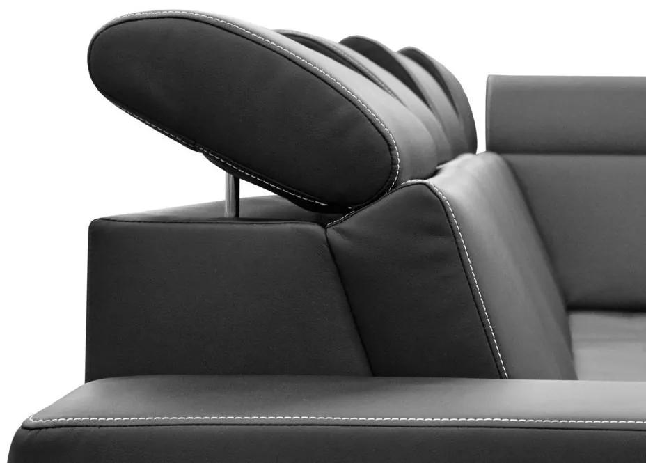 Casarredo - Komfort nábytek Rozkládací sedací souprava do U CONVERSO s úložným prostorem, výběr látek SK3 | Vyberte si umístění otomanu:: otomanu na pravé straně,potah: matt velvet 09