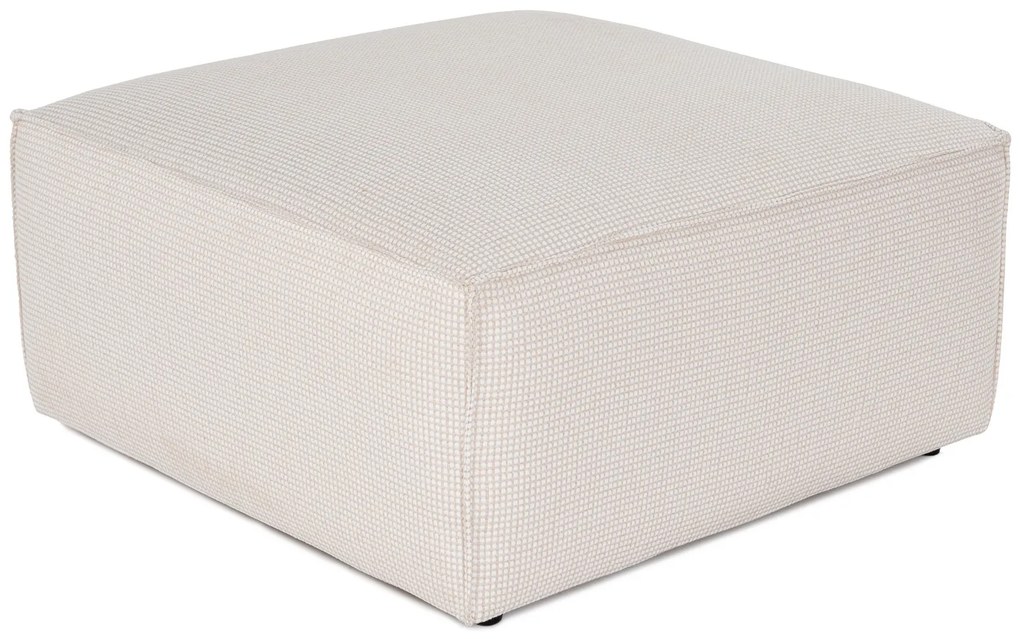 Atelier del Sofa Taburet Lora Pouffe - White, Bílá