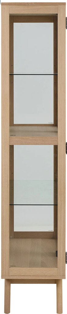 Vitrína Marte 94 cm dub bělený