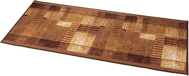 Kusový běhoun Patchwork hnědá 67 x 150 cm