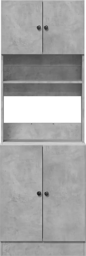 Kuchyňská skříňka betonově šedá 60x50x180 cm kompozitní dřevo 3276640