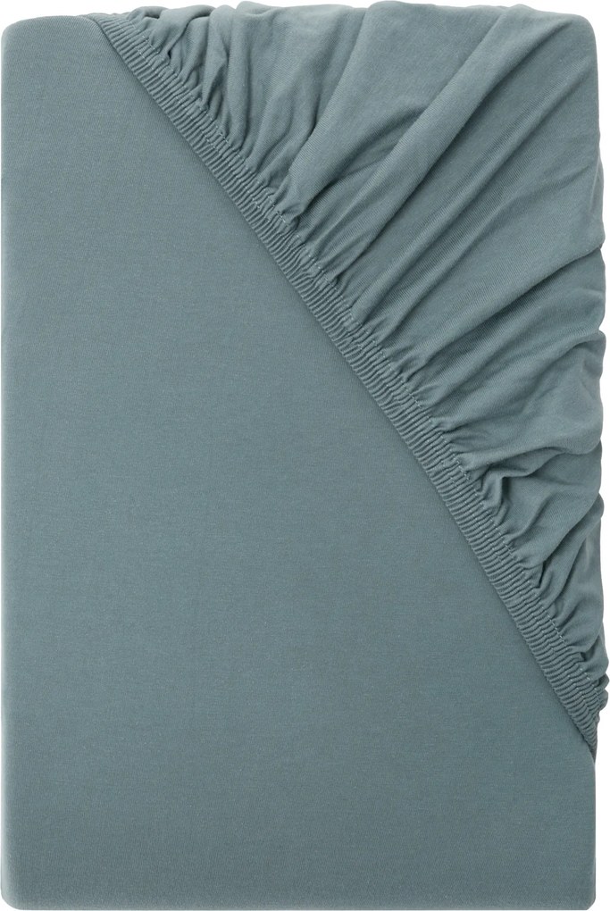 Livarno® Jersey napínací prostěradlo na boxspring, 140-160 x 200 cm (tmavě zelená)