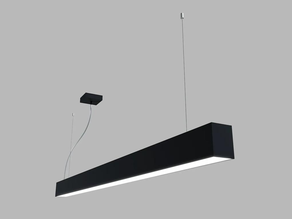 Led2 Lineární závěsné LED svítidlo LINO II 150 cm Barva: Černá, Stmívání: Casambi TW, Vyzařování světla: dolů / nahoru