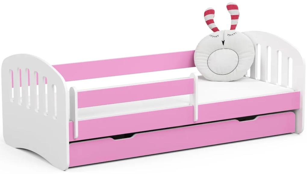 Dětská postel PLAY 180x80 cm růžová