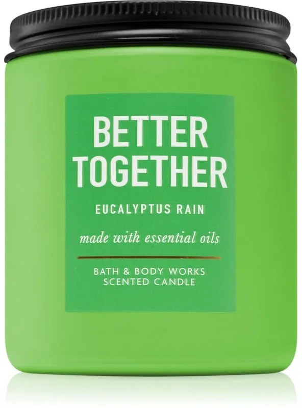 Bath & Body Works Better Together Eucalyptus Rain vonná svíčka 198 g