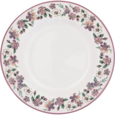 GreenGate Porcelánový dezertní talíř Marie Dusty Rose ø15cm