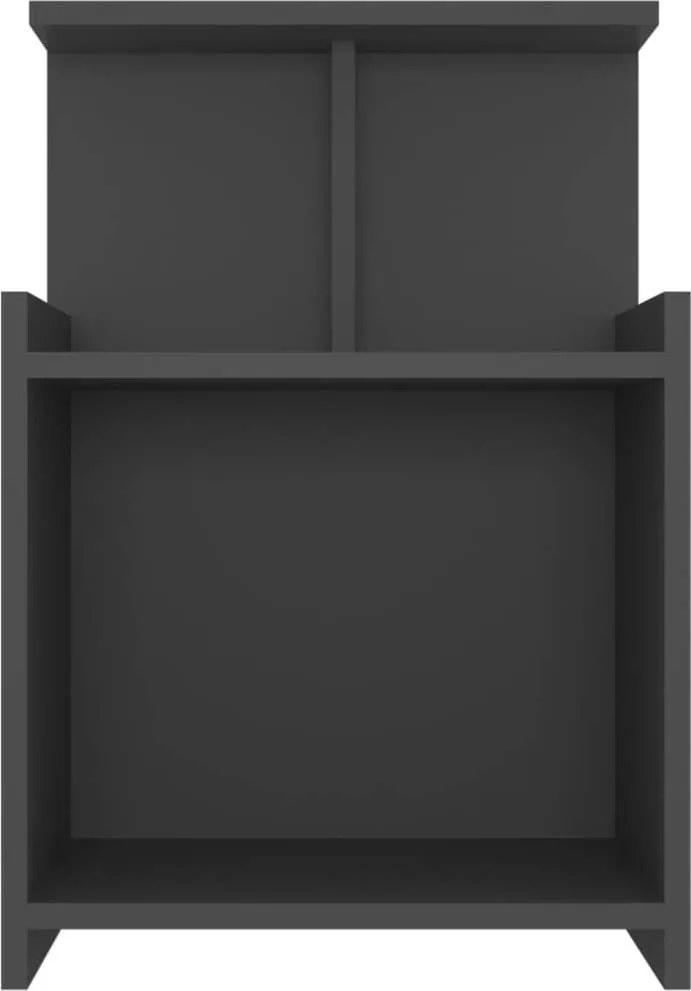 vidaXL Noční stolky 2 ks 40 x 35 x 60 cm dřevotříska [806180] Barva: Černá