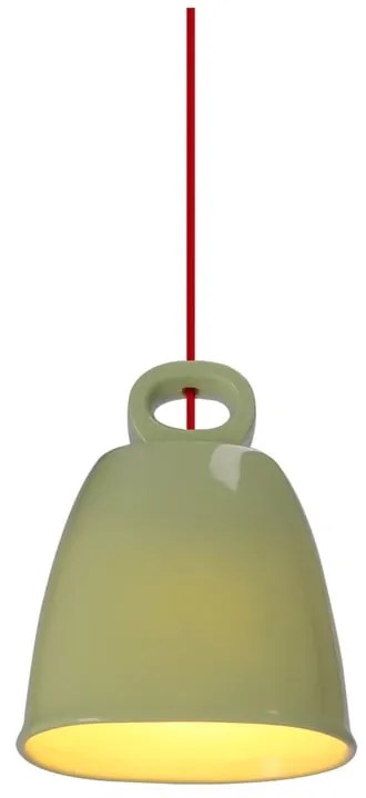 Zelené závěsné svítidlo s keramickým stínidlem Sewilla – Candellux Lighting