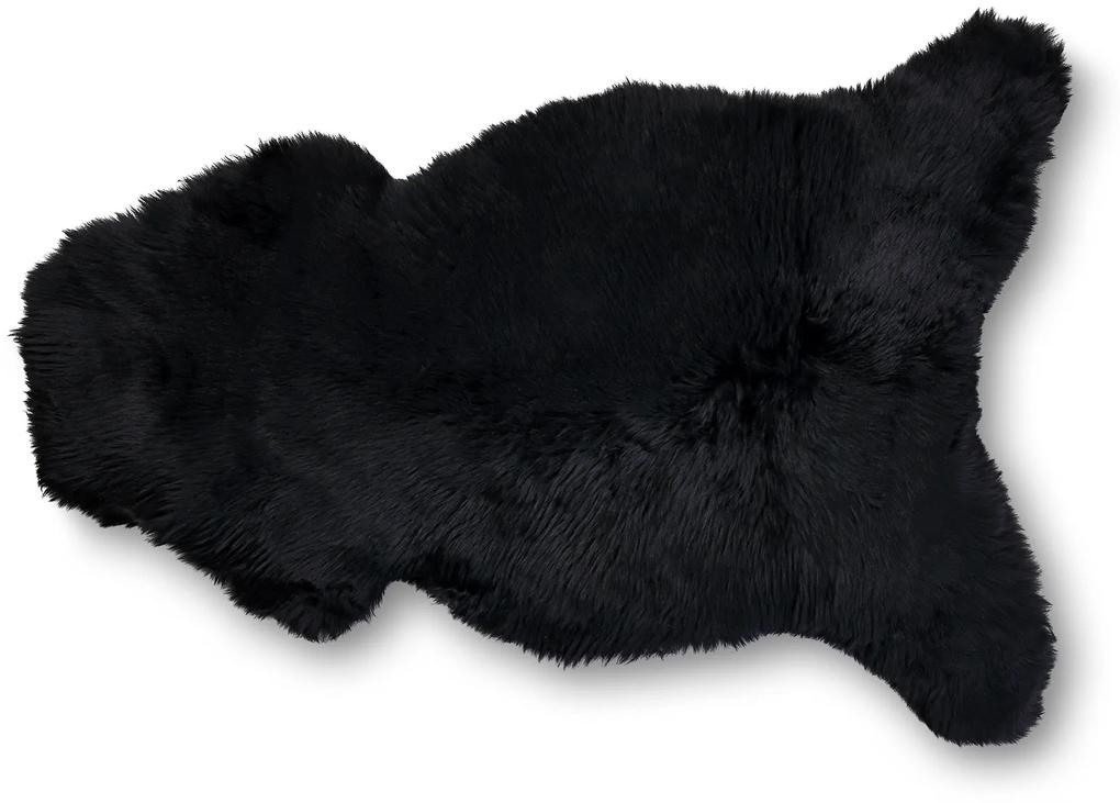 Wooline ovčí kůže Center černá 85 x 60cm | BIANO