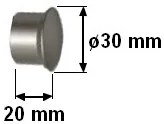 GARNÝŽE-HEBR Garnýž Duo satina dvojitá 480 cm