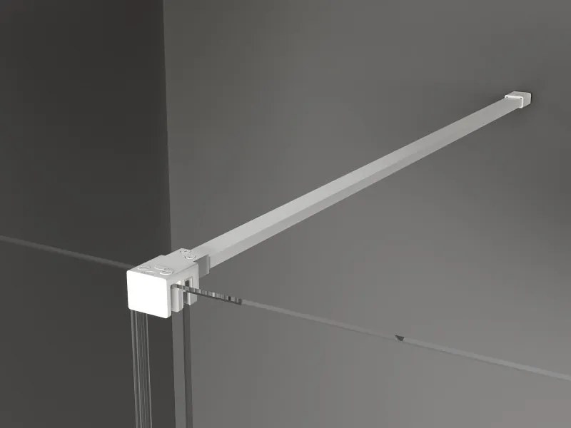 Mexen Velar posuvná sprchová stěna Walk-in 120 x 200 cm, transparentní 8 mm, bílá - 871-120-000-03-20