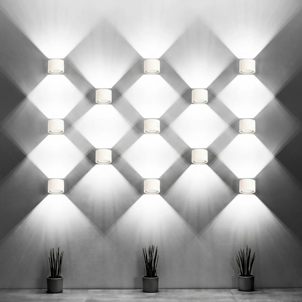 Sollux Lighting Nástěnné svítidlo QUAD 1 béžové