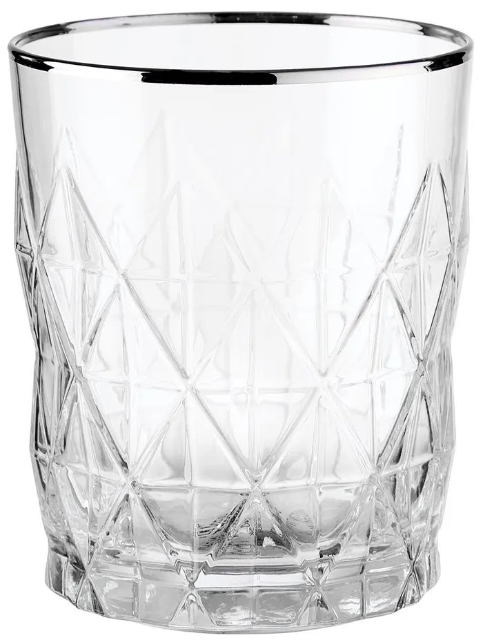 UPSCALE Sklenice na vodu 345 ml - stříbrná