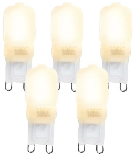 Sada 5 LED žárovek G9 CUTE PC 2W 200 lm 2700K