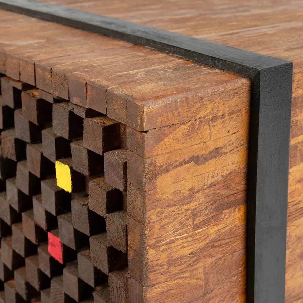 Odkládací stolek, teak, 60x60x38 cm 244515