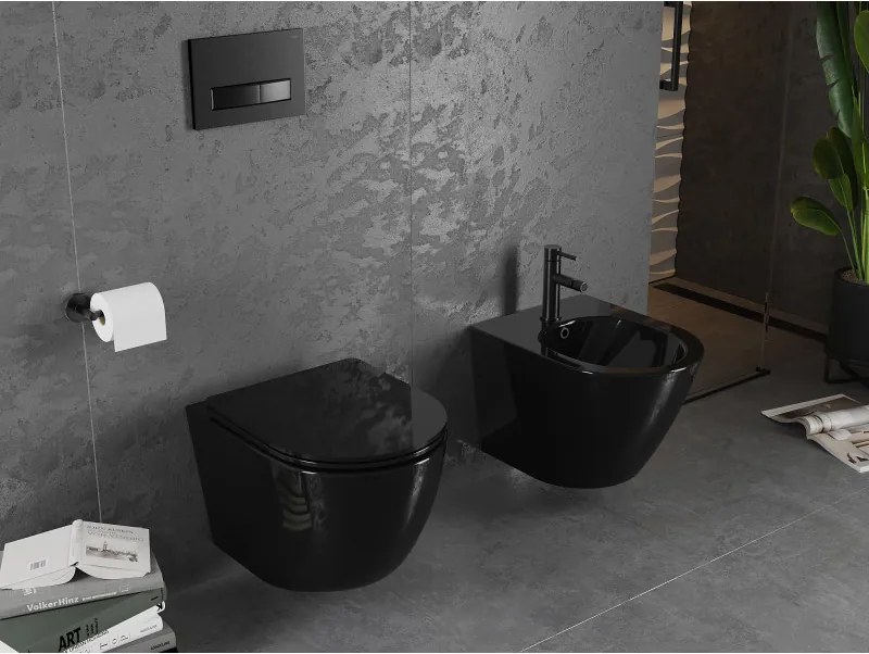 Mexen Lena závěsný bidet, černá, 35224870