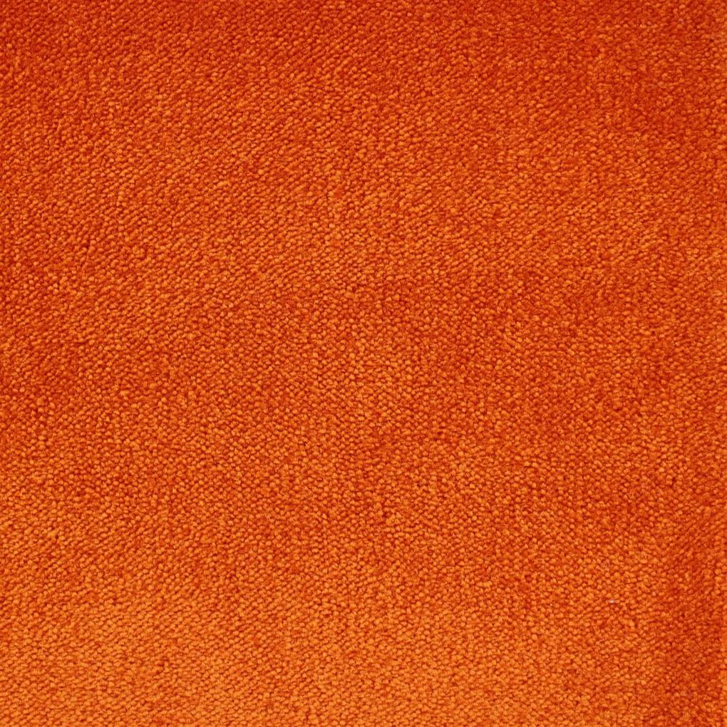 Luxusní koberec Edel Twister 135 - oranžový - 4m