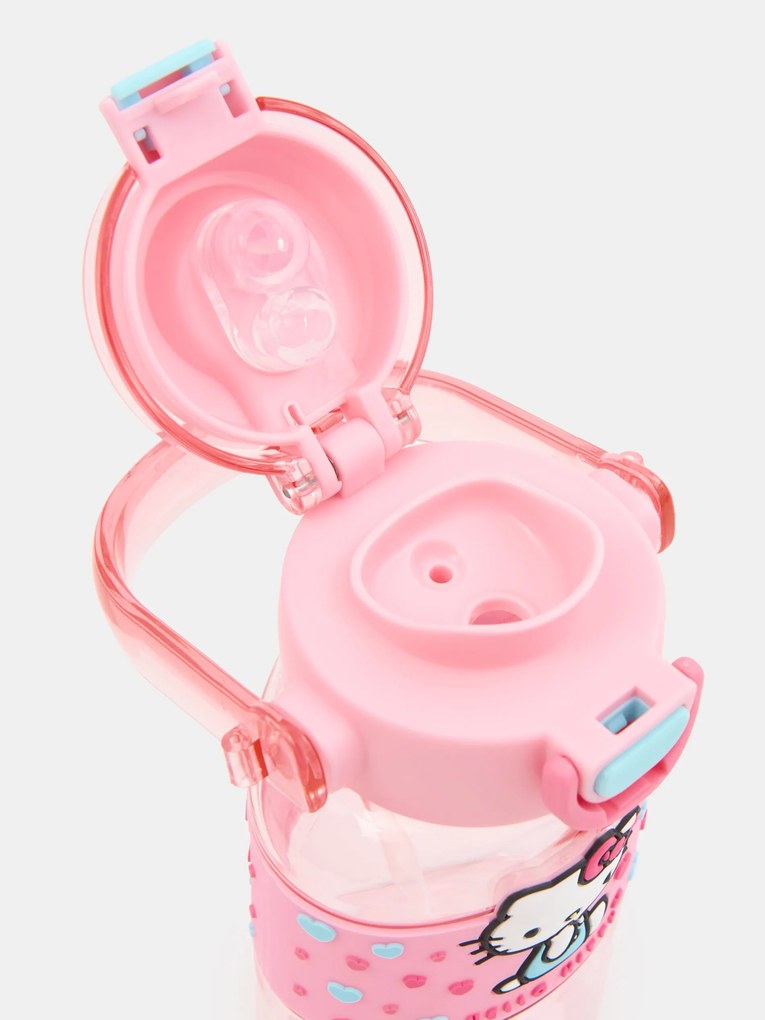 Sinsay - Láhev na pití s držadlem a brčkem Hello Kitty - vícebarevná