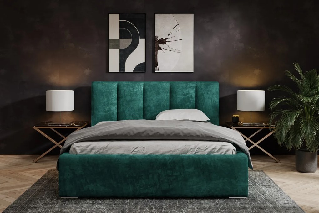Postel MODEL 08 120x200 hořčicová - MAGIC VELVET 2212