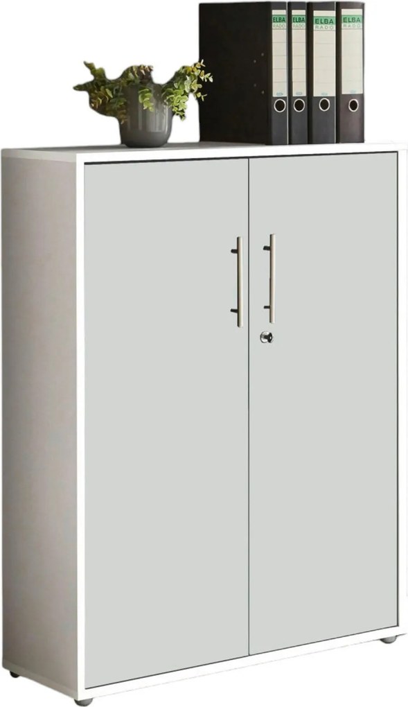 XXXLutz SKŘÍŇ NA ŠANONY, bílá, 84,4/113,6/33 cm MID.YOU - Online Only kancelářský nábytek - 001067015504