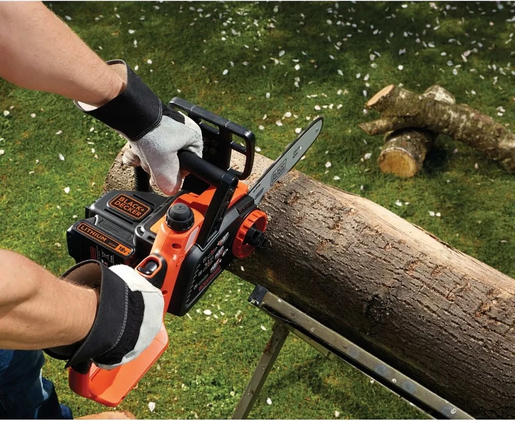 Aku řetězová pila Black+Decker GKC1825L20-QW, 18V, 1 x 2,0 Ah Li-Ion