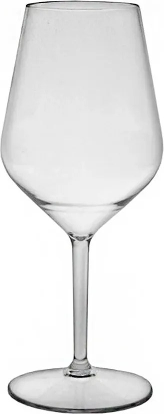Čirá nerozbitná plastová sklenice na víno 470 ml