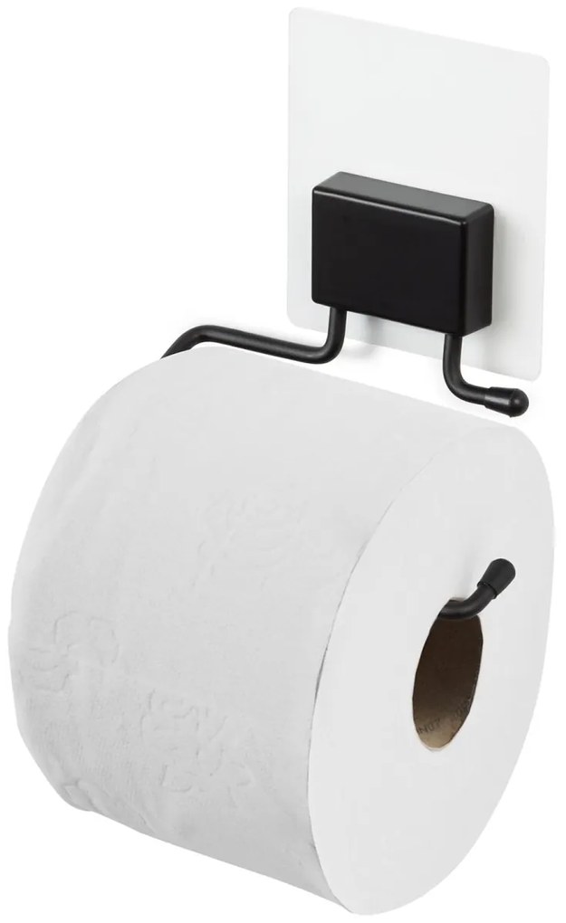 Samolepicí držák toaletního papíru Compactor Bestlock Black Magic systém bez vrtání