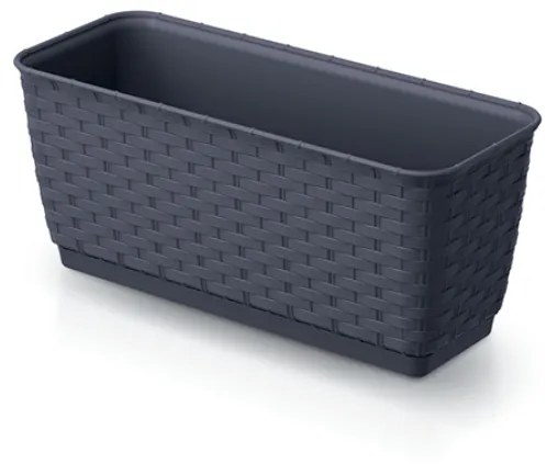 PROSPERPLAST Truhlík - RATOLLA CASE P Rozměr: 38,6x15,4 cm, Barva: umbra