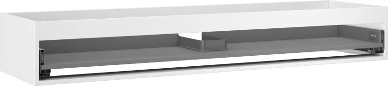 Mexen Box-A, závěsná skříňka 160 cm, 1 zásuvka, bílá matná, 91AX0-1600-235-1-01