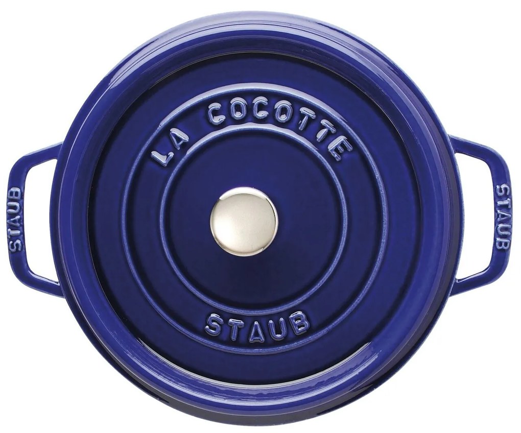 Staub Cocotte hrnec kulatý 28 cm/6,7 l tmavě modrý, 1102891