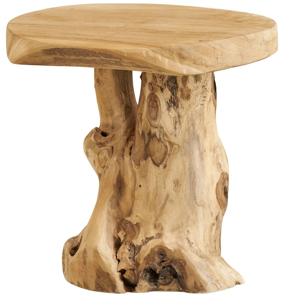House Nordic Odkládací stolek PALENA přírodní ø40 cm