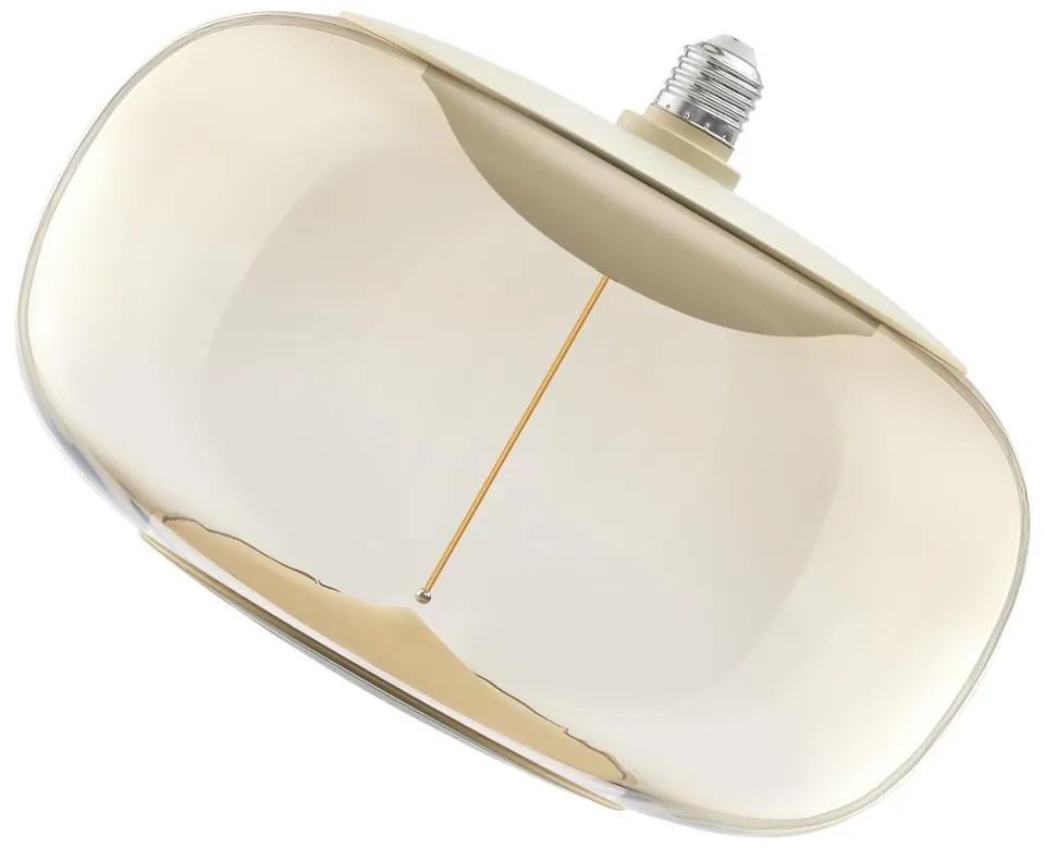 Elipsovitá LED jantárová žárovka E27 VINTAGE 2.5 W, teplá bílá