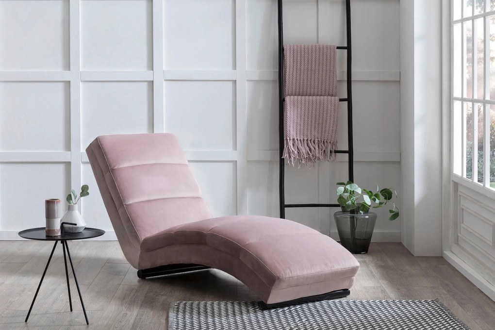 XXXLutz RELAXAČNÍ VÁLENDA, textil, růžová Livetastic - Relaxační křesla - 001769011006