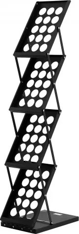 Skládací stojan na časopisy 4 kapesní stojan na vystavení brožury na literaturu