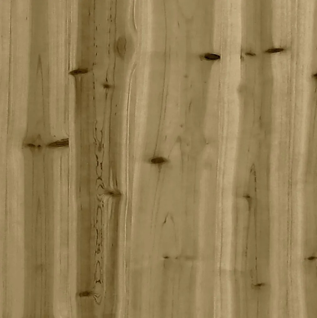 vidaXL Středová pohovka bílá 120 x 80 cm masivní borové dřevo [825764] Barva: Hnědá