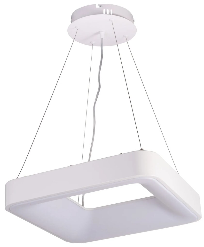T-LED 105549 LED svítidlo ZULU 32W CCT hranaté bílé závěsné CCT