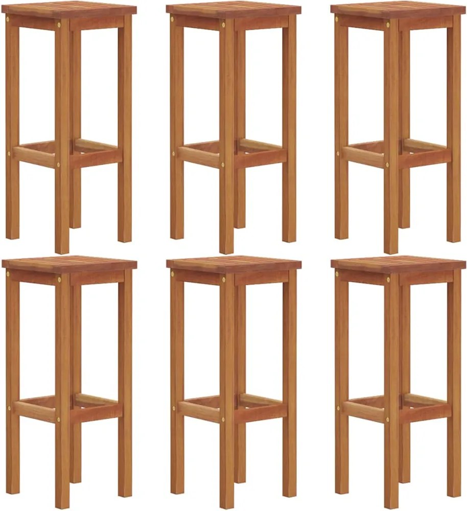7dílný zahradní barový set masivní akáciové dřevo 3116022