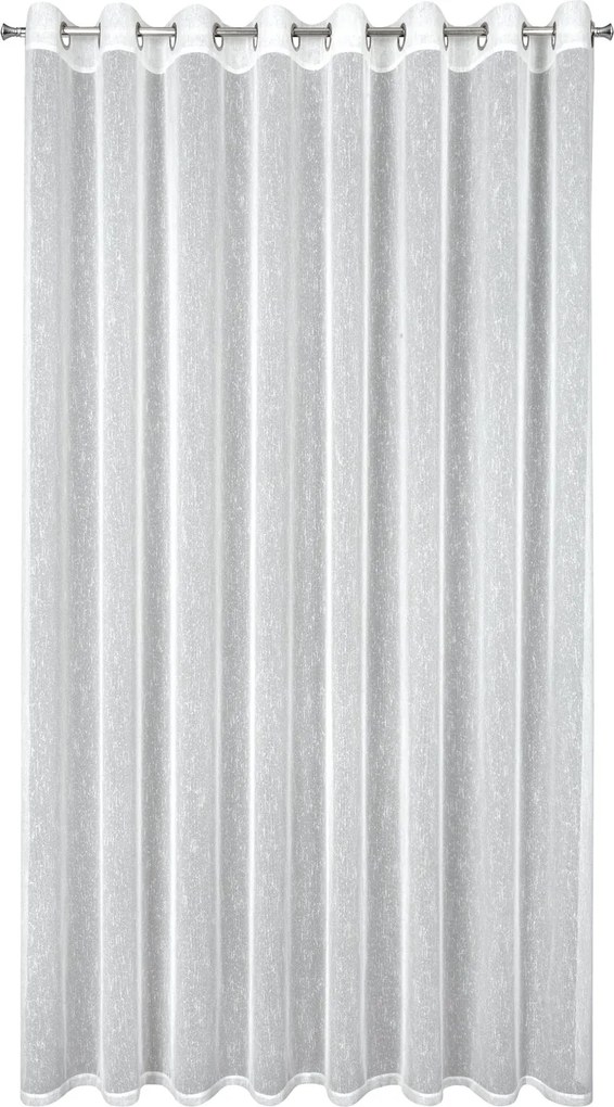 ZÁCLONA NA KROUŽCÍCH KELLY 300 CM X 250 CM CM BÍLÁ