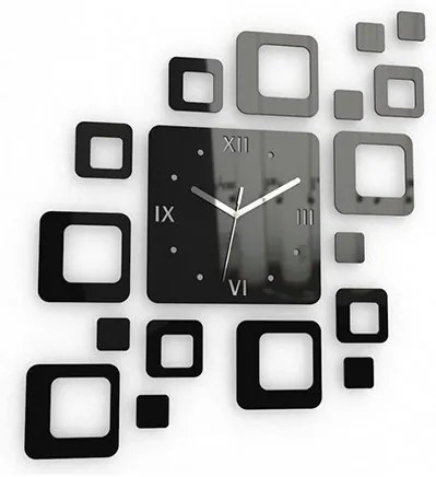 M.Clock Nástěnné akrylové hodiny 52x60cm různé barvy Barva: Zelená