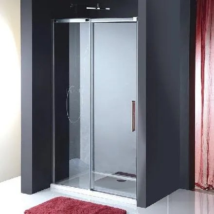 Polysan Altis Line - Sprchové dveře dvoudílné 1470-1510 mm, lesklý hliník/čiré sklo AL4215C