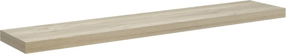 Plovoucí nástěnné police 4 ks dub 120 x 23,5 x 3,8 cm MDF 323885