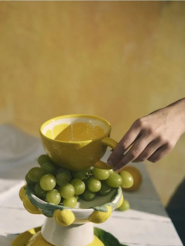 Sinsay - Hrnek s motivem citronu - žlutá