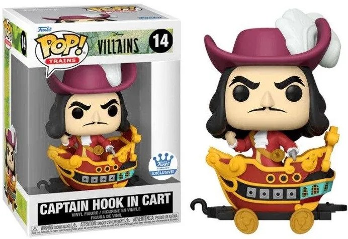 Figurka funko pop! trains disney captain hook in cart 14