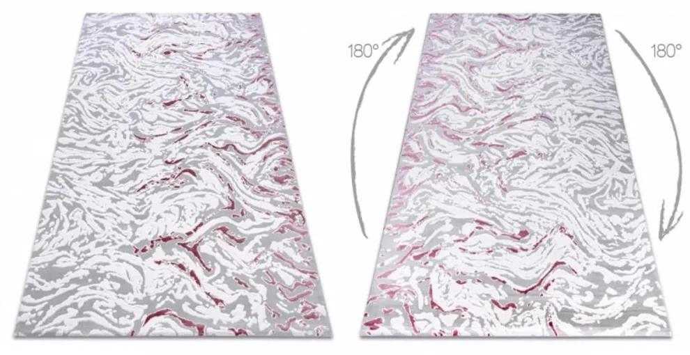 Luxusní kusový koberec akryl Etna šedorůžový 160x230cm