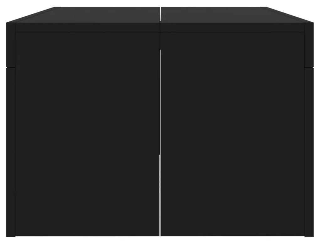 Konferenční stolek černý 102 x 50 x 36 cm kompozitní dřevo - Default Title