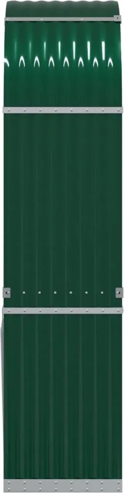 vidaXL Stojan na dřevo 80 x 45 x 190 cm pozinkovaná ocel [364570] Barva: Hnědá